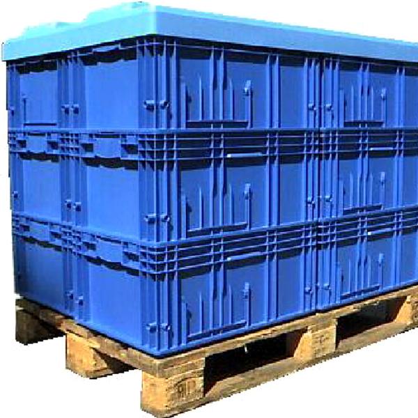 Quality Recyclable Blue Plastic Crates Injection Mold for Customer Requirements for sale