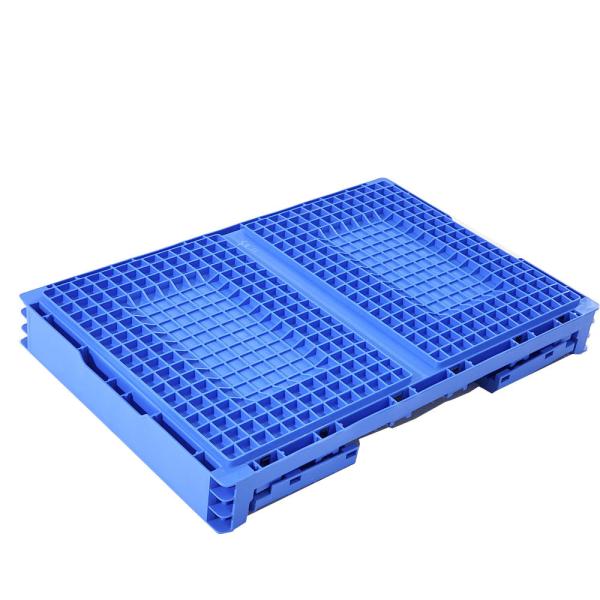 Quality Solid Foldable Collapsible Heavy Duty Plastic Storage Crates 565x365x215mm for sale