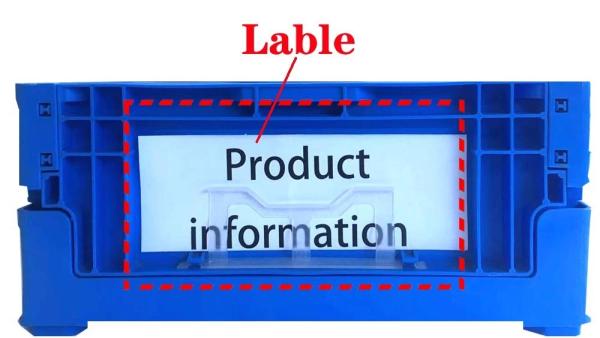 Quality Blue Small Foldable Storage Crate Ultimate Space Saving 365x275x160mm 10L for sale