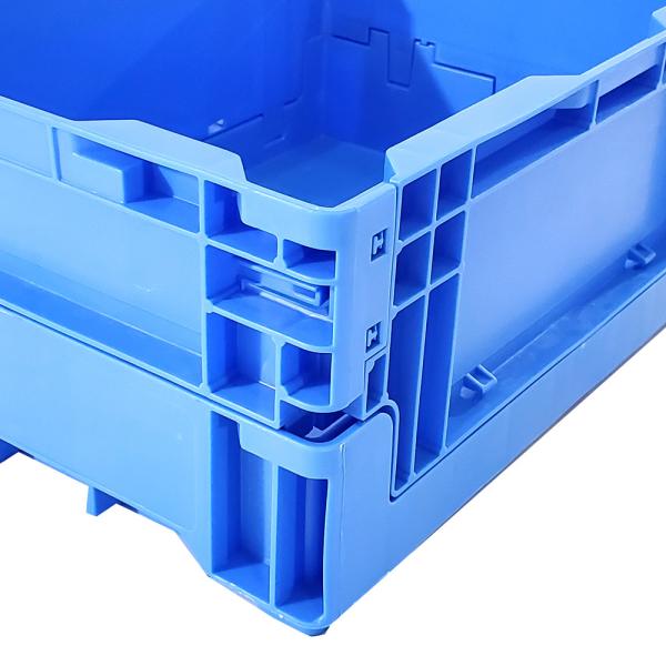 Quality Blue Small Foldable Storage Crate Ultimate Space Saving 365x275x160mm 10L for sale