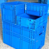 China 22.3l Plastic Storage Box Injection Stackable EUR Plastic Containers VDA for sale
