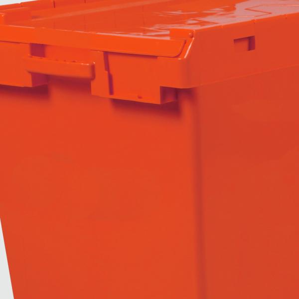 Quality FIRST Industrial HDPP Tote Attached Lid Nest Plastic for Easy Storage and for sale