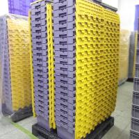 China Custom Plastic Crates for Warehouse Storage Waterproof and Durable Logistics Solution for sale