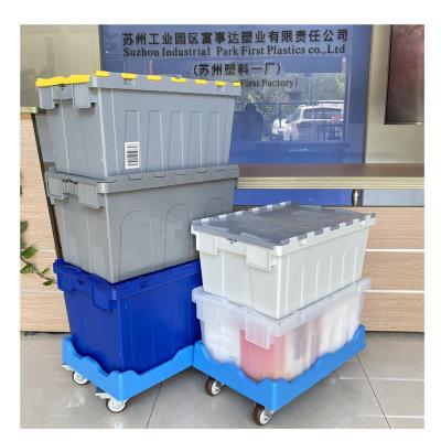 China Almacenamiento Caja de plástico de facturación Contenedor de tapa con color personalizado en venta