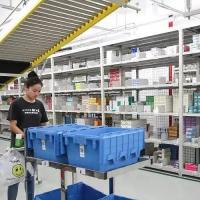 China Stackable Plastic Storage Bins Shelf For Heavy Duty Industrial Storage for sale