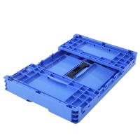 China 600×400 solid Foldable crate euro PP Logistics Box OEM Manufacturer Returnable Packaging for sale