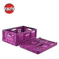 China Foldable Plastic Crate 600×400 Stackable Collapsible Logistics Crates Supplier for sale