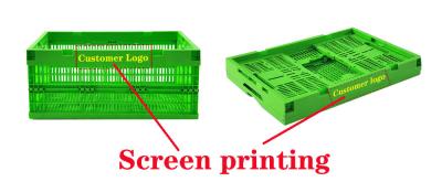 중국 플라스틱 접이식 저장 상자 플라스틱 운송 컨테이너 접이식 바구니 플라스틱 접이식 쌓일 수 있는 저장 판매용