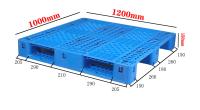 Quality Injection Industrial Plastic Pallet Stackable 1200*1000mm Euro Logistics for sale