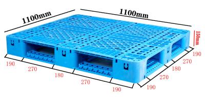 China 1100×1100 Plastic Pallet Manufacturer Heavy Duty HDPE Pallets OEM Customization for sale