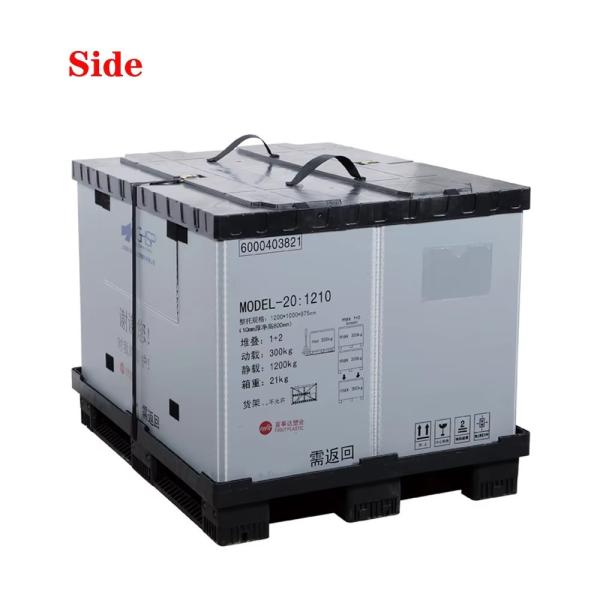 Quality Collapsible Plastic Pallet Heavy Duty Stackable Storage Fold Pallet Box for sale