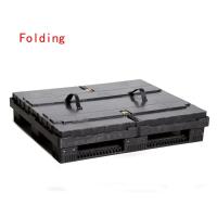 China Collapsible Plastic Container Pallet Stackable heavy duty Moving Box for sale