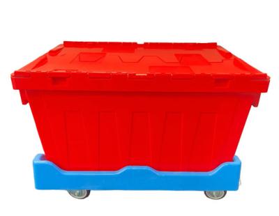 China High Load Bearing Lightweight Plastic Dolly Cart Efficient Handling Saving Time And Effort for sale