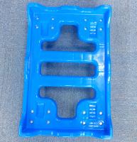 China Pp Durable Castered Plastic Trolley , Plastic Dolly With Wheels for sale