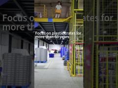 Robuuste plastic kratten PP-geventileerd stapelbaar oogstmandje Omzet voor tomatenverpakkingen