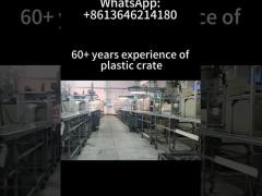 折りたたむ可積みプラスチックの箱 工業用パッケージ 外部サイズ 500x500x415mm