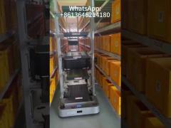 Caja de plástico de almacenamiento automático, acoplada, caja móvil pesada