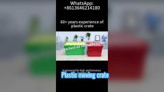 Smart Plastic Moving Crate with RFID & Reinforced Design for Logistics Efficiency