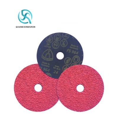 China High Quality Klingspor FS964 Ceramic Sanding Resin Bond Resin Abrasive Fiber Disc for sale