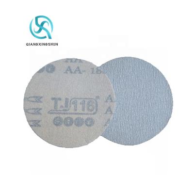 China Aluminum Oxide material Dry Polishing Sand Disc Round sandpaper for polishing wood alumina metal for sale