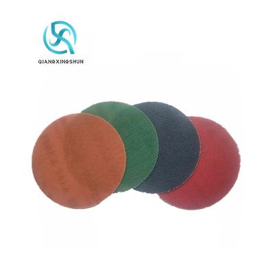 China Automobile Car Surface Polishing Nylon Backing Abrasive Open Mesh Dust Free Mesh Sanding Disc for sale