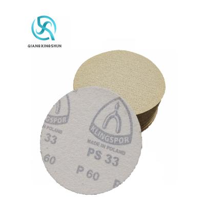 China C Weight Paper Backed Car Paint Wood and Plastic Polishing Anti-blocking Coating Klingspor PS33 W  Abrasive Sanding Disc for sale