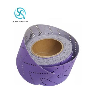 China Factory Produce 70 MM X 12 M Hook & Loop Clean Sanding Sheets Roll 737U for sale