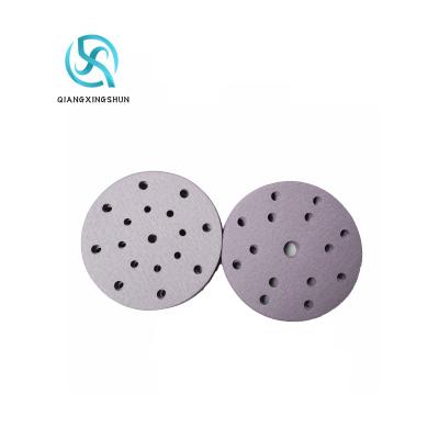 China Customzied size and holes purple abrasive automotive sanding disc manufacturers for automobile polishing for sale