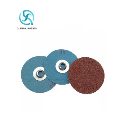 China Aluminum Oxide Quick Change Laminated Sanding Disc Flap Disk 3 Inch 75mm Abrasive Discs for sale