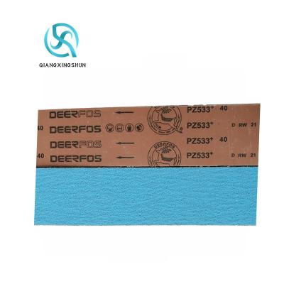 China High Quality Metal Polishing Polyester Emery Cloth Zirconia Paper Wide Narrow Deerfos pz533 Sanding Abrasive Belt for sale