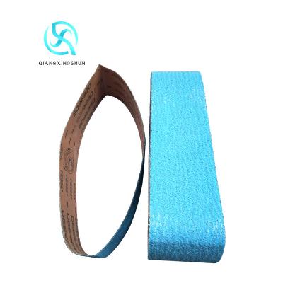 China Free Sample  Metal Polishing Polyester Emery Cloth Zirconia Paper Wide Narrow Deerfos pz533 Sanding Abrasive Belt for sale