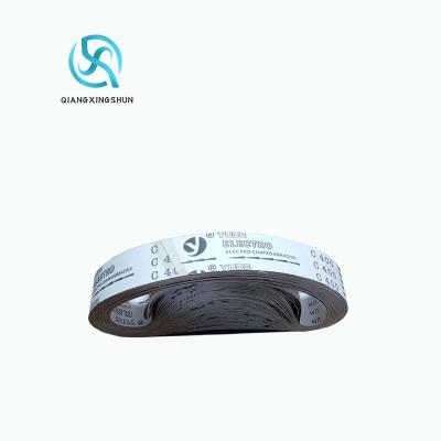 China Silicon carbide cloth base abrasive sanding belts J87BT for grinding wood, stainless steel, glass for sale