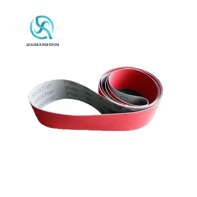 China Ceramic Long Life Sandpaper Sand Belt For Knife Making for sale