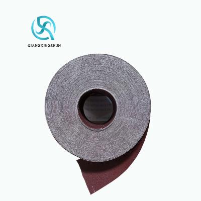China Aluminum oxide abrasive cloth roll emery cloth roll for grinding wood metal for sale