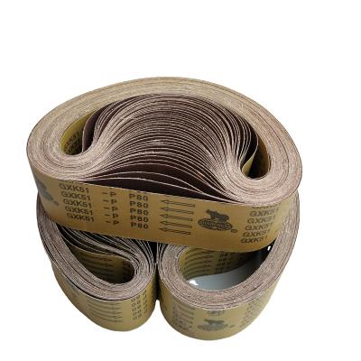 China Hot sale  Aluminum Oxide Abrasive Sand Cloth Belt GXK51 for Polishing Wood Furniture for sale
