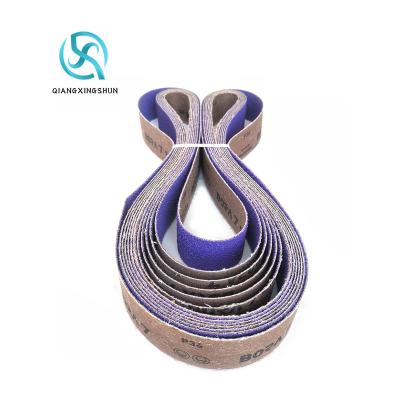 China Hot Sale Bora-7 Purple Ceramic Abrasive belt Sanding Belt for sale