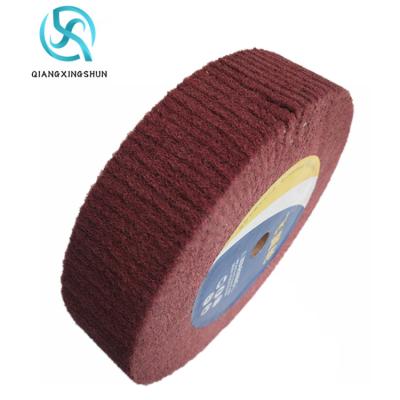 China High Density Non Woven Grinding Wheel Grit 600 Buffing Abrasives Non-Woven Abrasive Pads Tissue Scuff Rolls Manufacturers for sale
