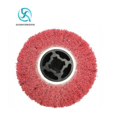 China High performance Nylon Manufacture Fine Surface Scratch Round Wholesale Polishing Abrasive Materials Non-woven Pad for sale