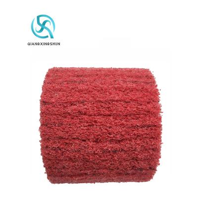China Factory Supply Non Woven Roll Abrasive Polishing Non Woven Wheel for sale