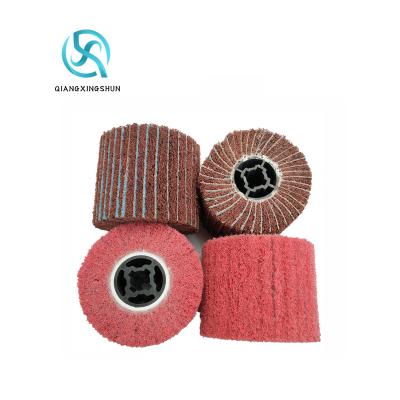 China Non woven wire drawing polishing wheel for sale