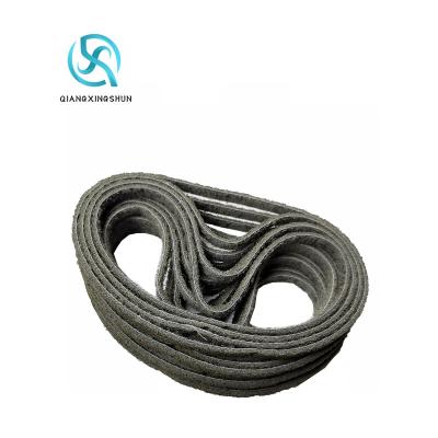 China High quality fine grit gray surface conditioning nylon sanding belt for sale
