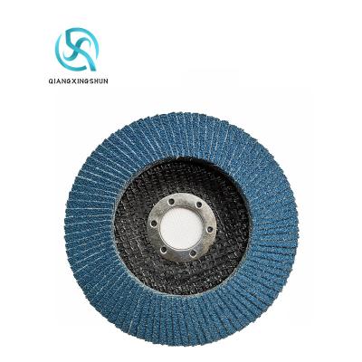 China Grit 120 T27 / T29 100mm Radiant Gold Flap Disc / Flap Wheel / Abrasive for sale