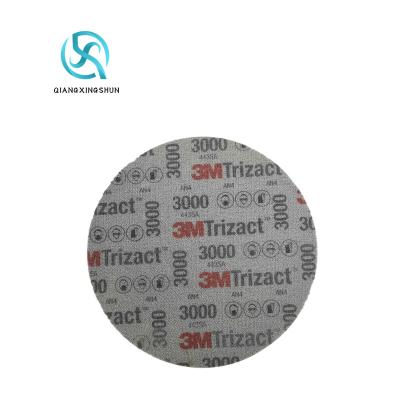 China Trizac 3000 Hook and Loop Foam Pad Disc For Cars Paint Polishing for sale