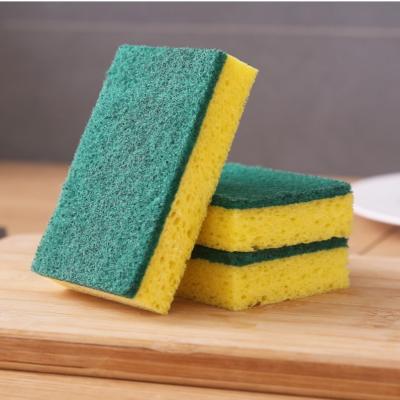 China Factory Supply Red Coral Hole Cleaning Dish Washing Sponge for sale