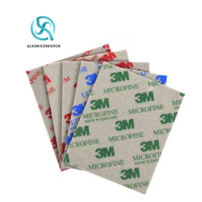 China High Efficiency aluminum oxide foam abrasive sanding sponge block sponge sanding pad for sale