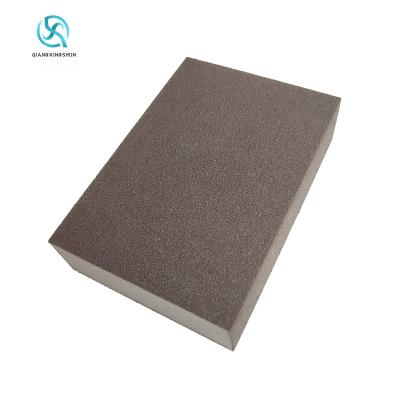 China High efficient flexible foam Abrasive polishing and grinding sanding sponge block for sale