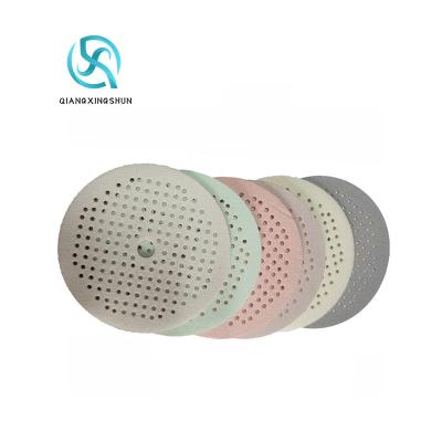 China Hot sale multi-Holes 6 inch foam sanding disc automobile use sanding sponge pad for sale