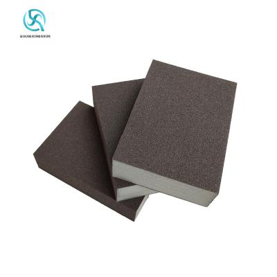 China Factory Priced Aluminium Oxide Abrasive Foam Sand Polishing Sponge Sanding Block for sale