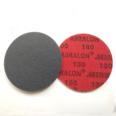 China Mirka Abralon 8A0 Hook and Loop Mesh Round Sanding Sponge for sanding rounded surfaces corners and sharp edges for sale