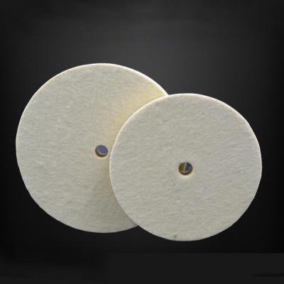 China Customized Size Australia Wool Felt Polishing Falp Wheel For Mirror Finishing for sale